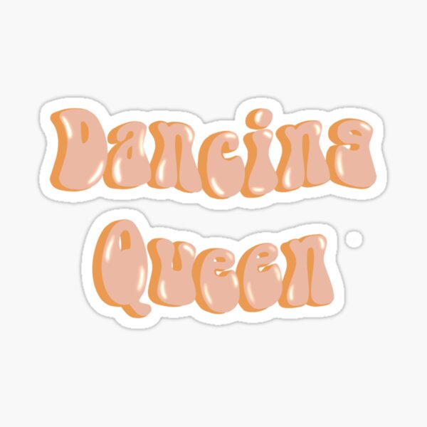 "Dancing queen sticker" Sticker for Sale by insolation-art | Redbubble