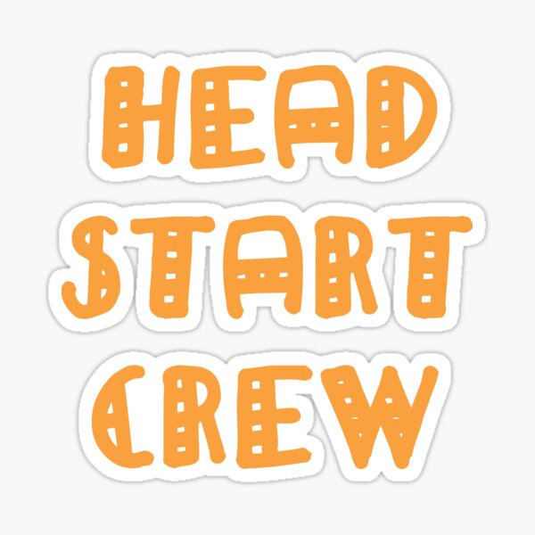"Head Start Crew" Sticker for Sale by Simo200 | Redbubble