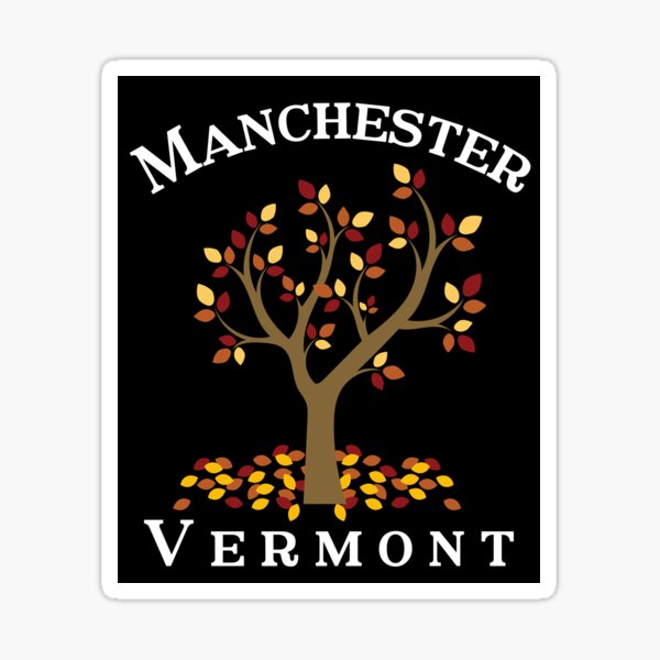 "Manchester Vermont Autumn Color" Sticker for Sale by JosephTHooper ...