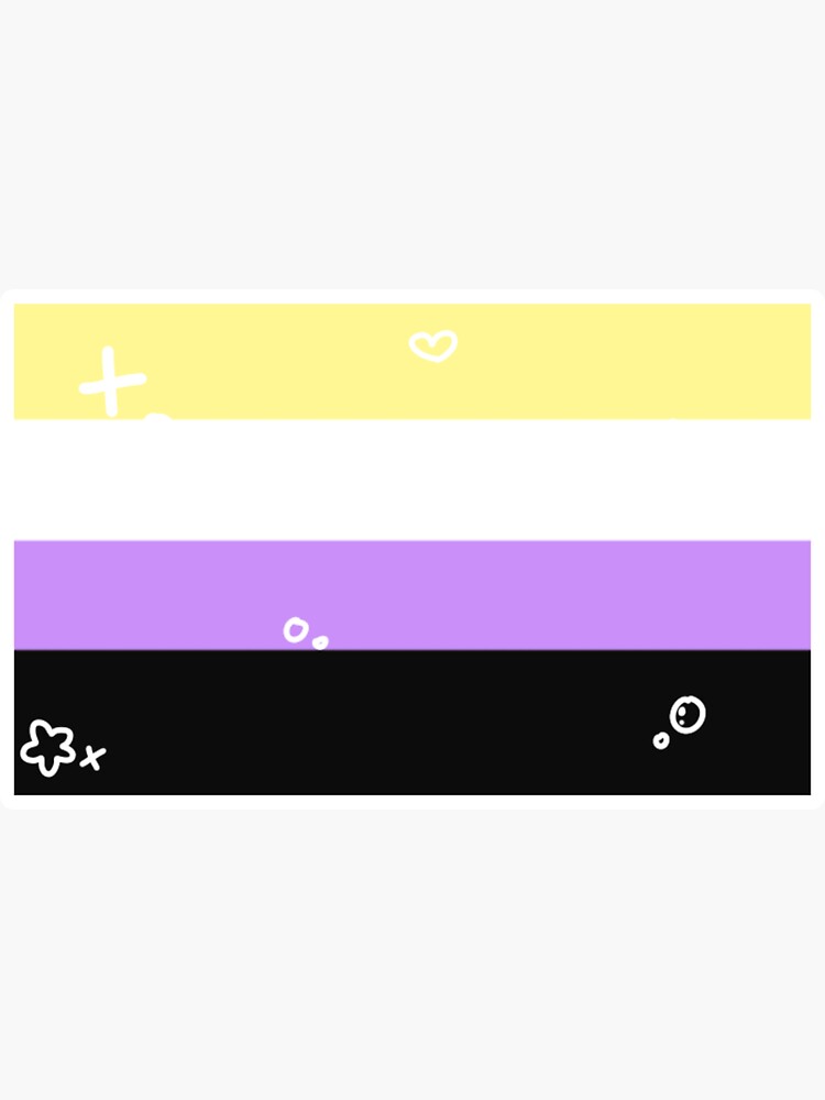 "Pastel Nonbinary" Sticker for Sale by OnigiriShop | Redbubble