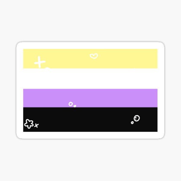 "Pastel Nonbinary" Sticker for Sale by OnigiriShop | Redbubble