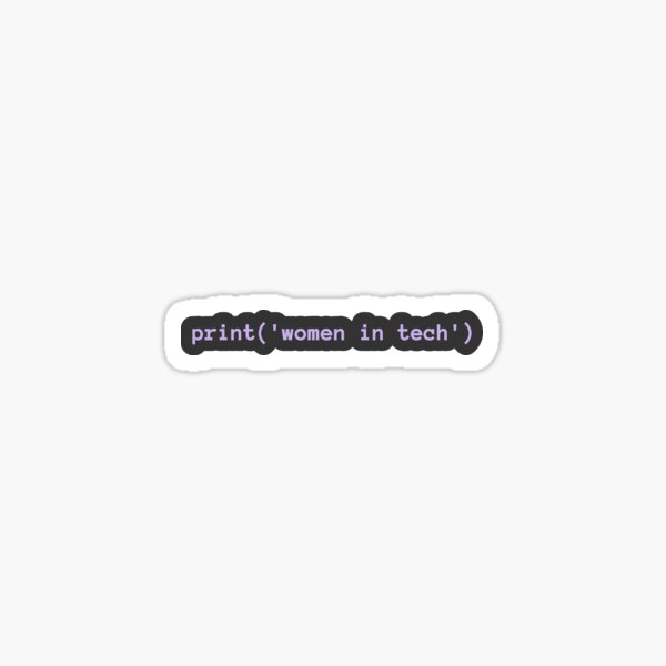 "Women in tech" Sticker for Sale by nanarts | Redbubble