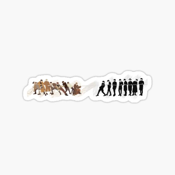 "Ateez Say My Name / Hala Hala Silhouette" Sticker for Sale by ...