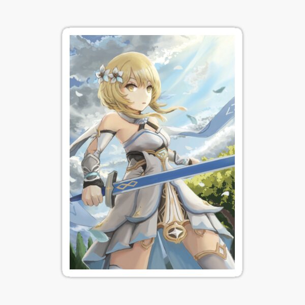 "Genshin Impact Traveler Lumine" Sticker for Sale by valekun | Redbubble