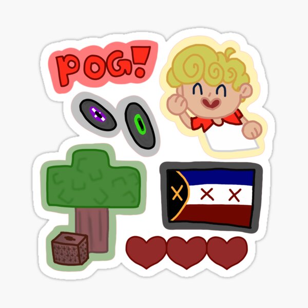 "Tommyinnit Set A" Sticker by MRocker | Redbubble