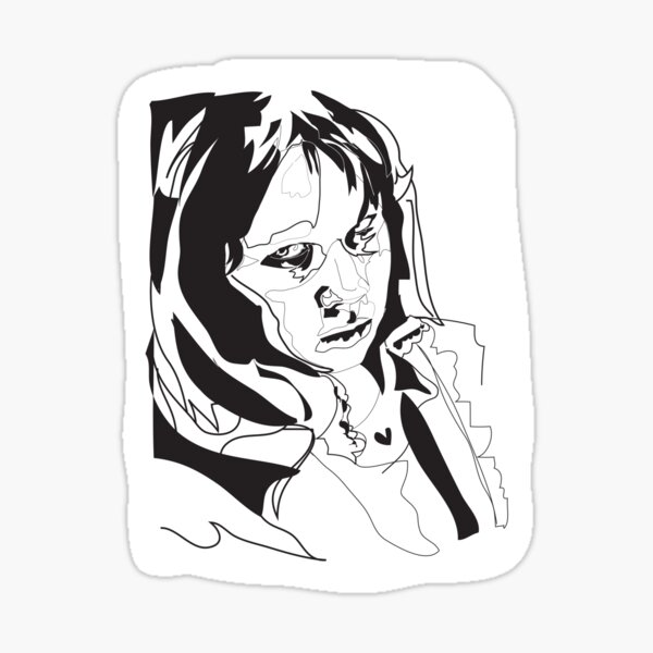 "Regan Exorcist" Sticker for Sale by missmisandry | Redbubble