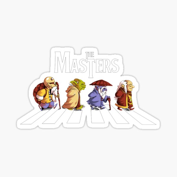 "THE MASTERS" Sticker for Sale by sorbangalak | Redbubble