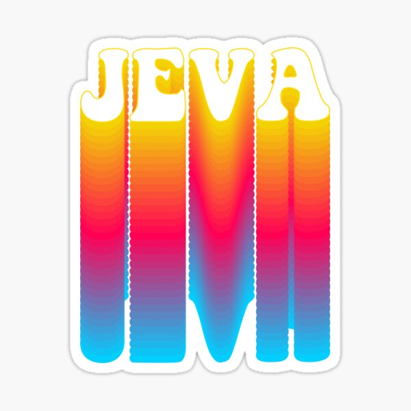 "Jeva" Sticker for Sale by Liomal | Redbubble