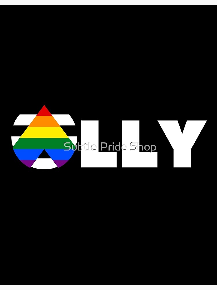 "LGBTQIA Ally. LGBTQ Pride" Poster for Sale by ClimbingTees | Redbubble