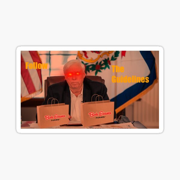 "Follow The Guidelines" Sticker for Sale by ADEN-4088 | Redbubble