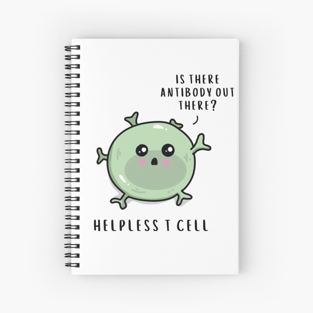 "Helpless T Cell | Science Pun, Microbiology, Immunology, Funny Science ...