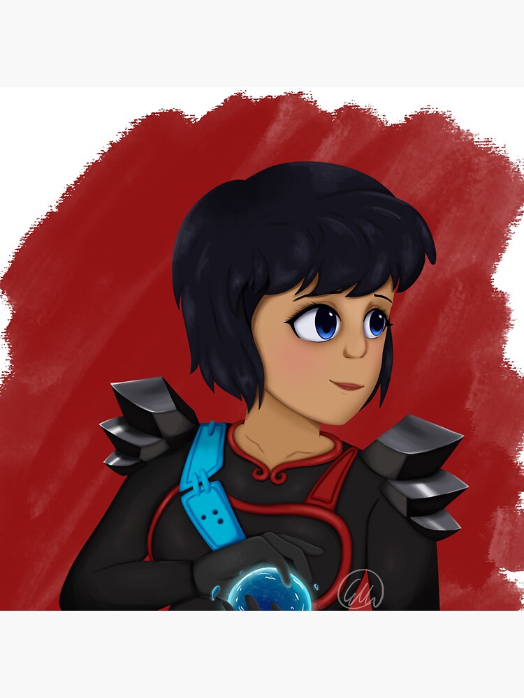 "Water Ninja" Sticker for Sale by SpiderlingThing | Redbubble