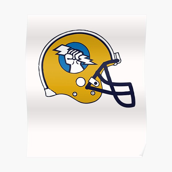 Póster «Oakland Invaders Logotipo de la vendimia de la Liga de fútbol ...