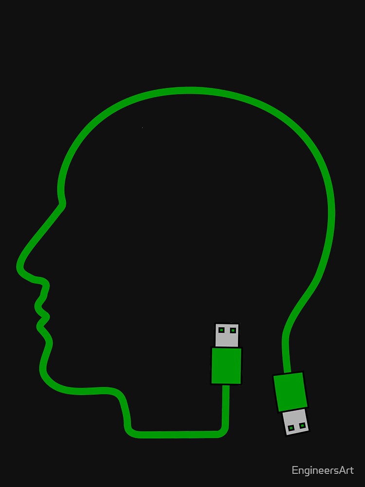 "USB man" T-shirt for Sale by EngineersArt | Redbubble | usb t-shirts ...