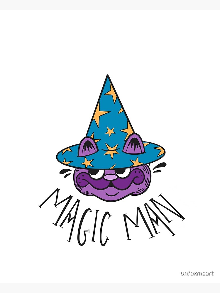 "Magic Man" Poster for Sale by unfoxmeart | Redbubble