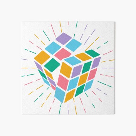 "Rubix cube designer simple collections" Art Board Print by akshayvg69 | Redbubble