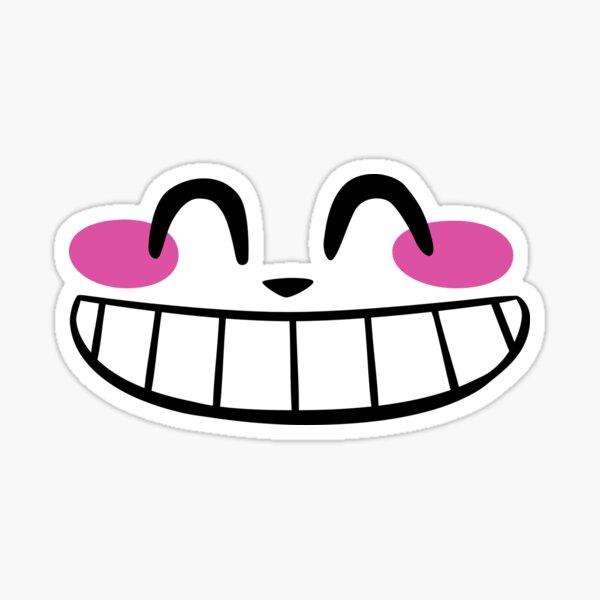 "Kate Smiley Face Shirt" Sticker by blackregent | Redbubble