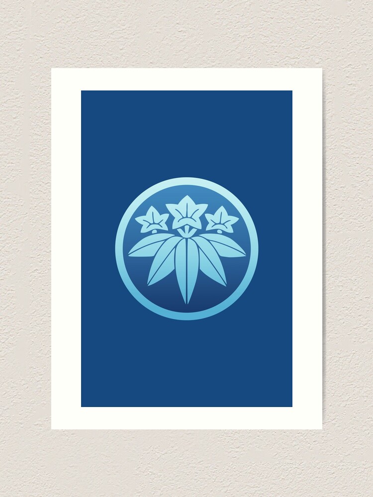 "Minamoto Kamon Sasa Rindo" Art Print for Sale by Takeda-art | Redbubble