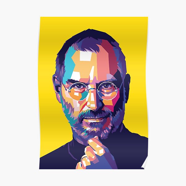 "Steve Jobs" Poster for Sale by warkop28 | Redbubble