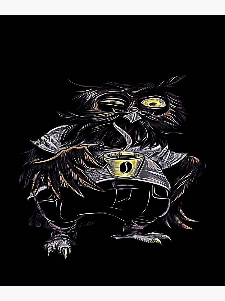 "The owl Grandpa gangster" Sticker for Sale by Tishal | Redbubble