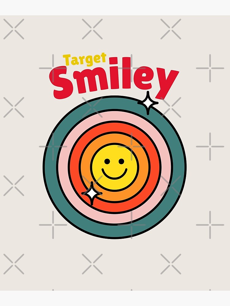 "Target Smiley" Poster by kawslaw | Redbubble