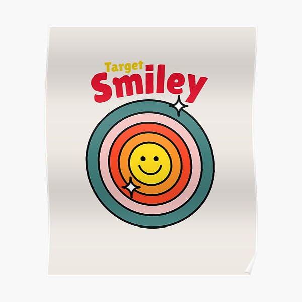 "Target Smiley" Poster by kawslaw | Redbubble