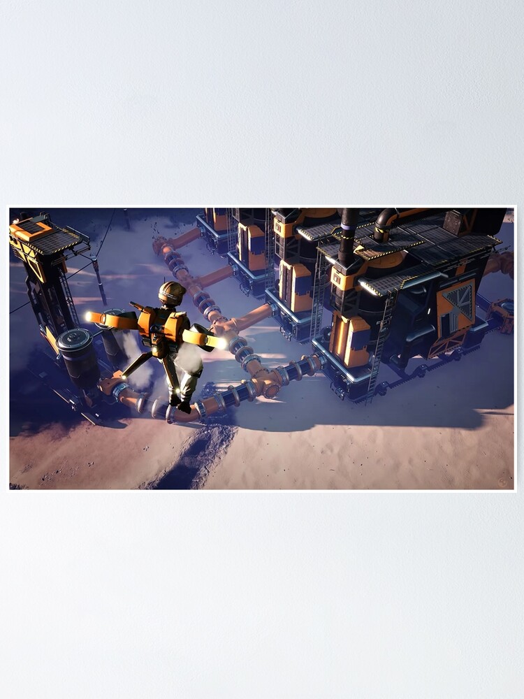 "Satisfactory Game" Poster for Sale by CornerDoorStore | Redbubble