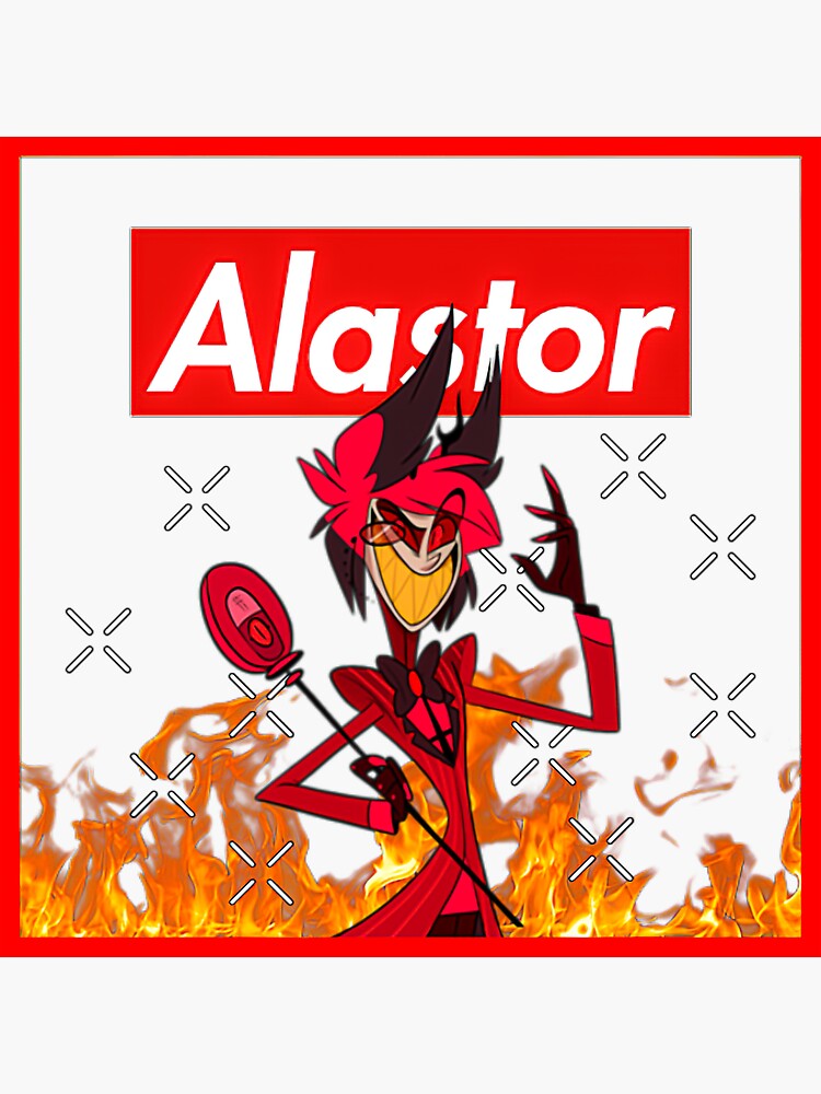 "Alastor" Sticker by Alastorrr277 | Redbubble