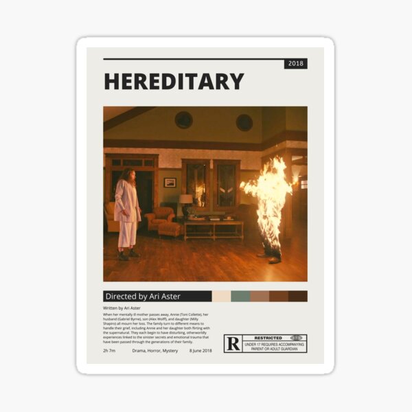 "Hereditary Poster" Sticker by xoalyt | Redbubble