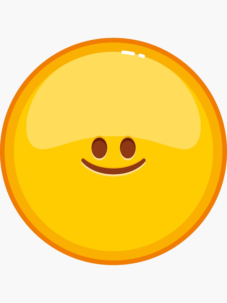 "Small smile emoji" Sticker for Sale by swiftygifty-art | Redbubble