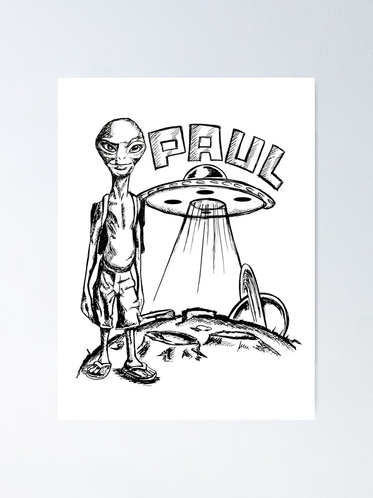 "The Alien Paul" Poster by jhojho | Redbubble