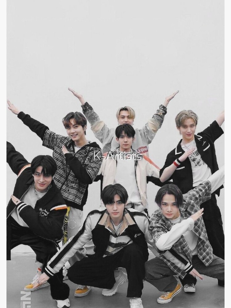 "ENHYPEN Cute Group Photo" Spiral Notebook by K-Artists | Redbubble