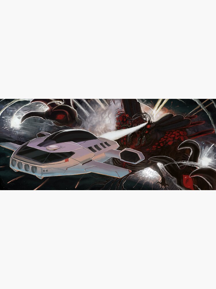 "Escape Shuttle vs Nar-sie" Sticker by spessmenart | Redbubble