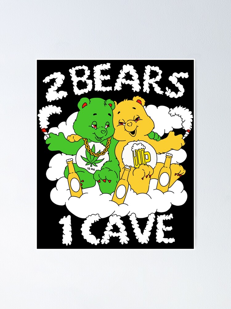 "2 bears 1 cave Essential " Poster for Sale by PhoenixLaserArt | Redbubble