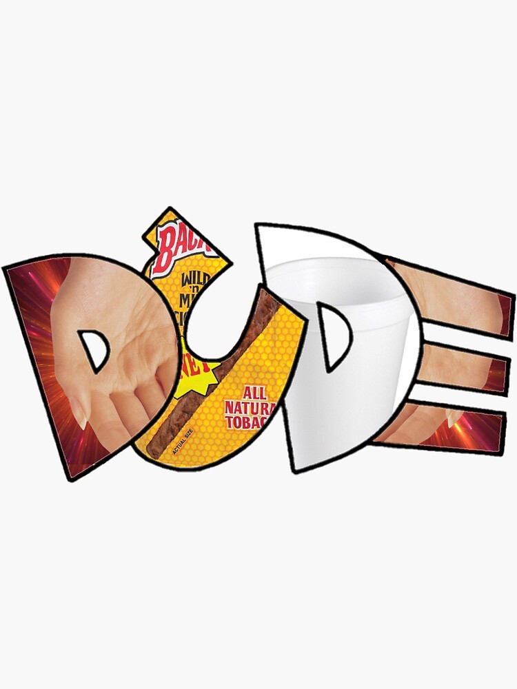 "Dude! Hand and Hand (honey)" Sticker for Sale by rpgObi | Redbubble