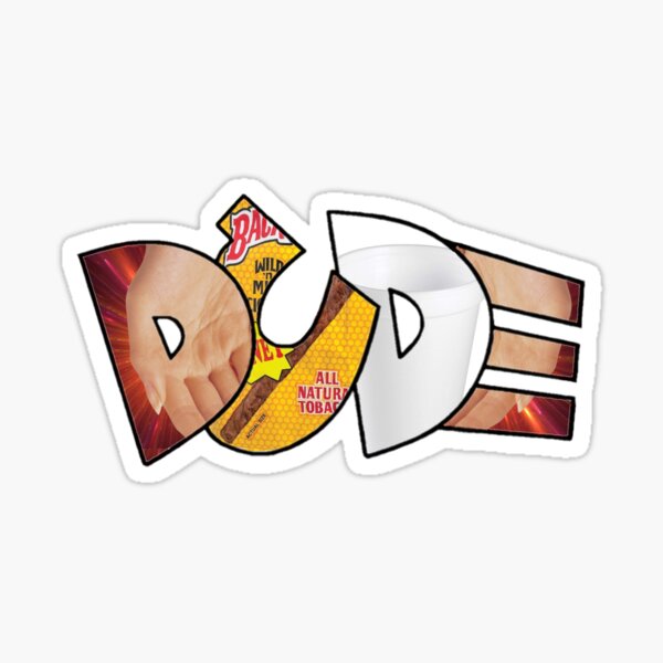 "Dude! Hand and Hand (honey)" Sticker for Sale by rpgObi | Redbubble