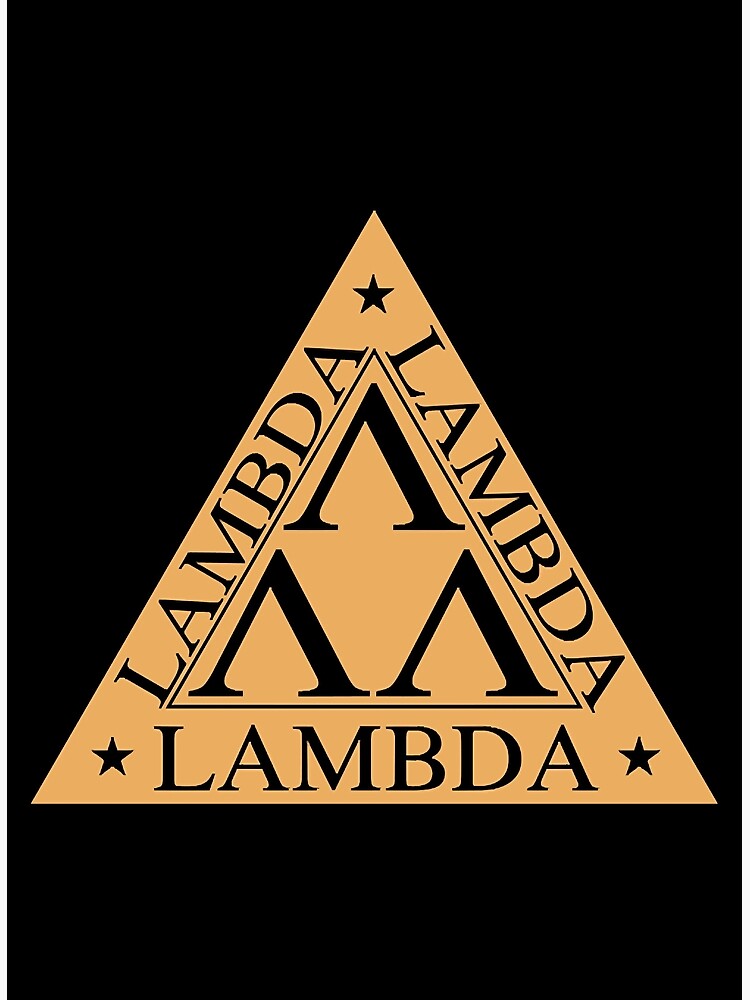 "Lambda Crest " Poster by mashowa | Redbubble