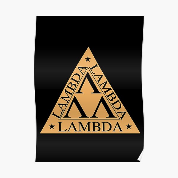 "Lambda Crest " Poster by mashowa | Redbubble