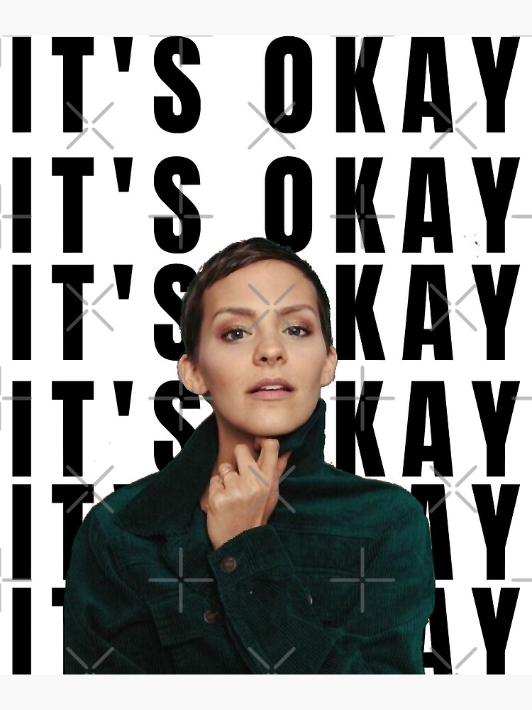 Impression photo « Graphic Nightbirde Its Okay Inspirational Quote Jane ...