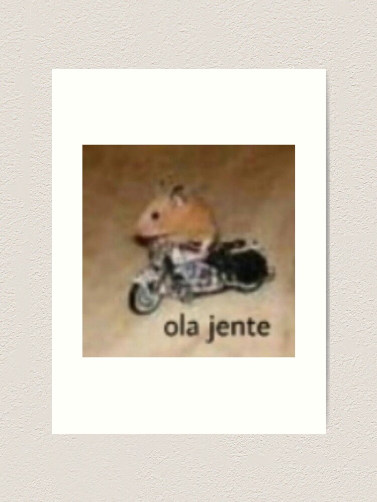 "EL HAMPSTER Dank Funny Cursed Meme" Art Print for Sale by BetterLeo | Redbubble