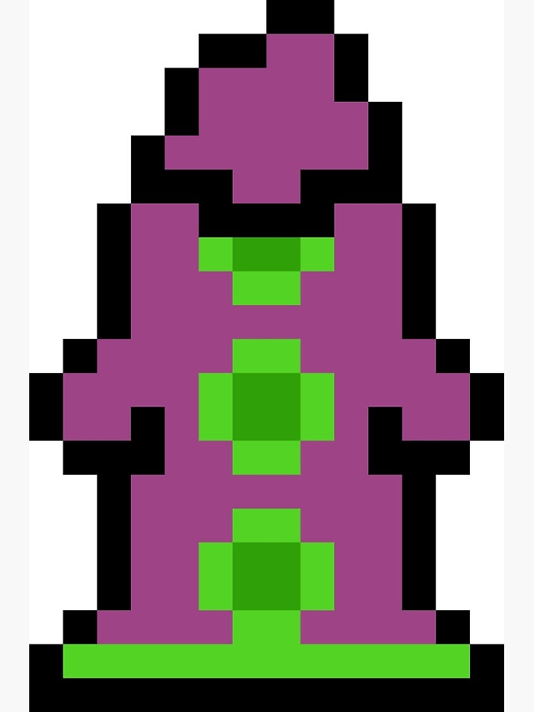 "Pixel Purple Tentacle" Art Print for Sale by ImpishMATT | Redbubble