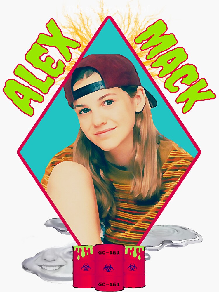 "Alex Mack " Sticker for Sale by mashowa | Redbubble