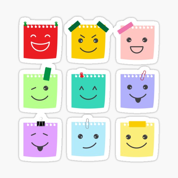 "Cute Stickers Notes" Sticker for Sale by stickerscave | Redbubble