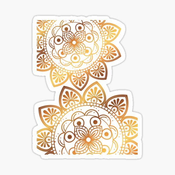 "mandala art" Sticker for Sale by FairyAurora | Redbubble