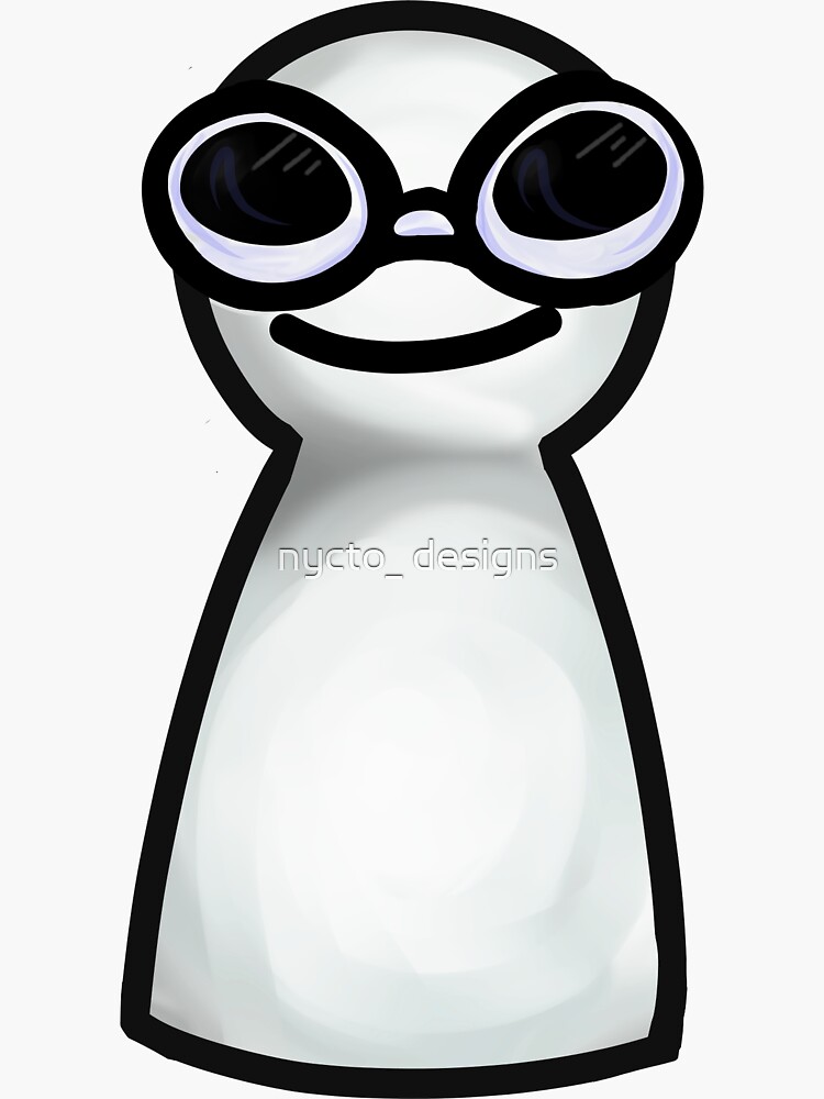 "Georgenotfound Blob" Sticker for Sale by GalaxyExplosion | Redbubble