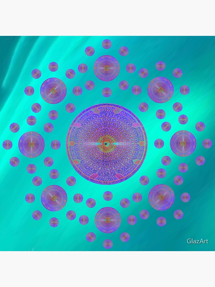 "Cosmic octave." Sticker for Sale by GlazArt | Redbubble