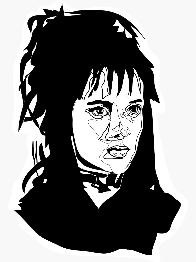 "Lydia Deetz" Sticker for Sale by missmisandry | Redbubble