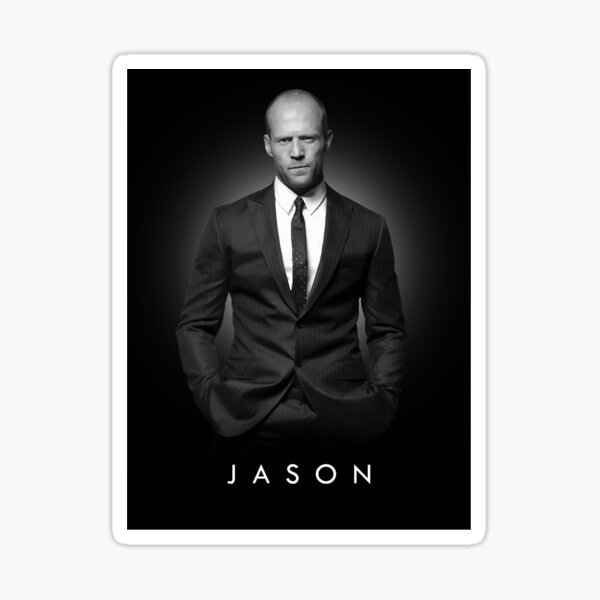 "Mens Funny Jason Statham Gifts For Movie Fans" Sticker for Sale by ...