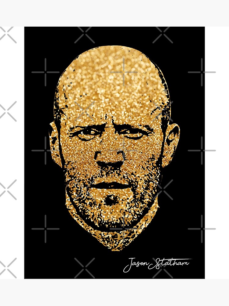 "Music Vintage Retro Jason Statham Portrait Gifts For Everyone" Poster ...