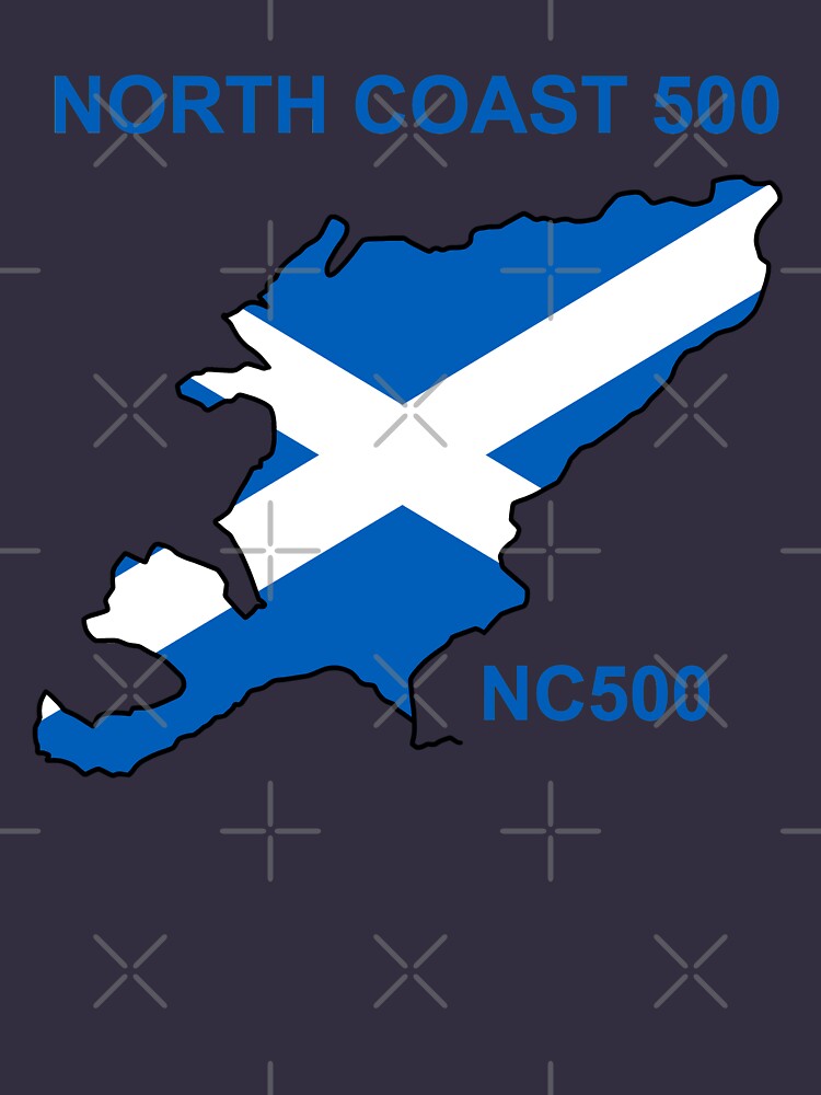 "North Coast 500" T-shirt for Sale by rogue-design | Redbubble | north ...